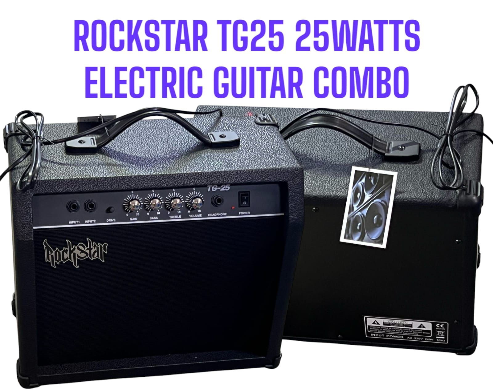 Rockstar TG25 – 25-Watt Electric Guitar Combo Amplifier - Vintage ...